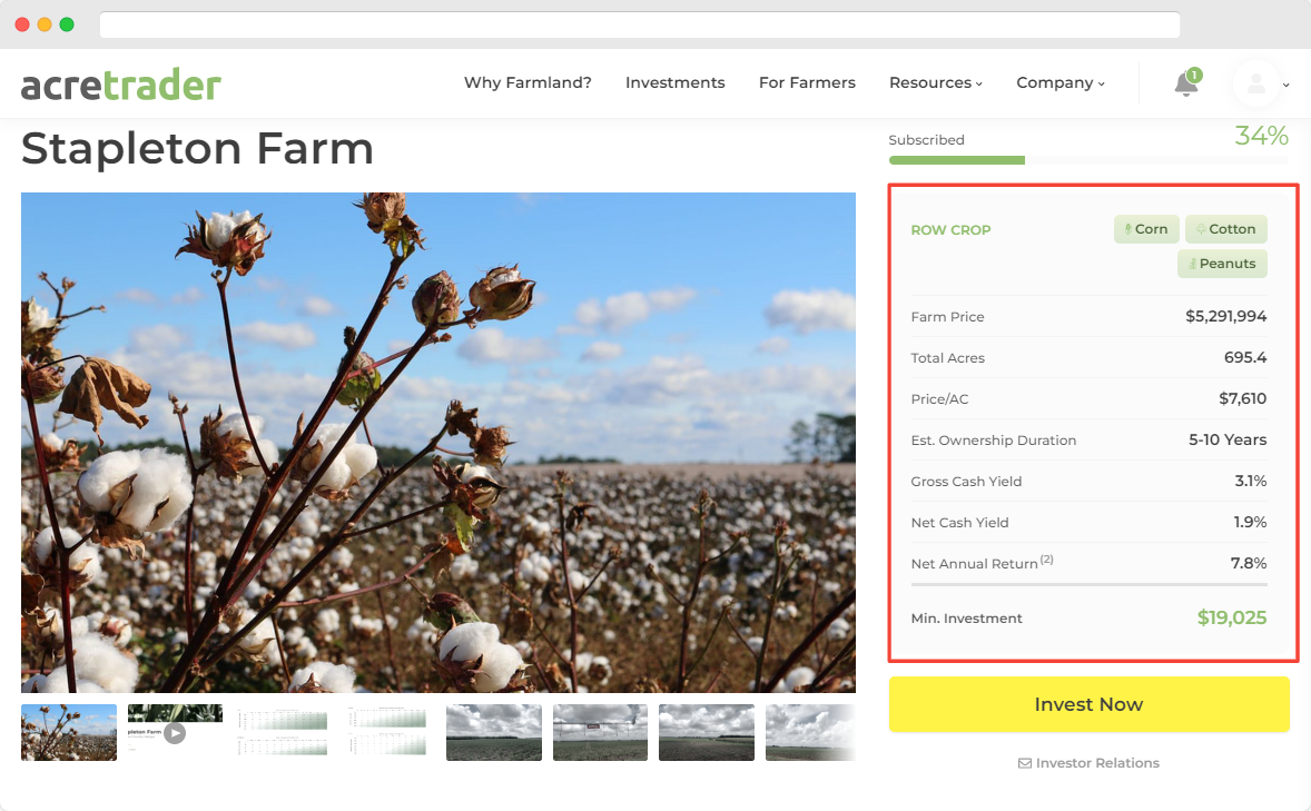 AcreTrader Review 2024 | Farmland Investing