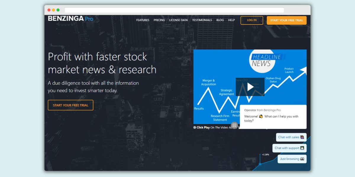 Benzinga Pro Review 2022 | Features, Pros, and Cons